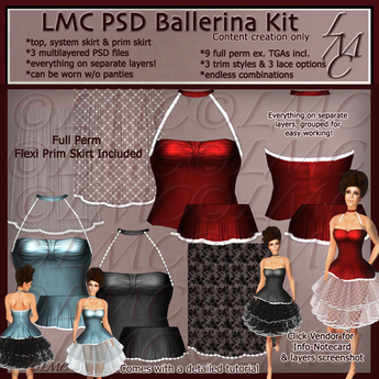 Second Life Marketplace - LMC Designer PSD Files & full perm prims ...