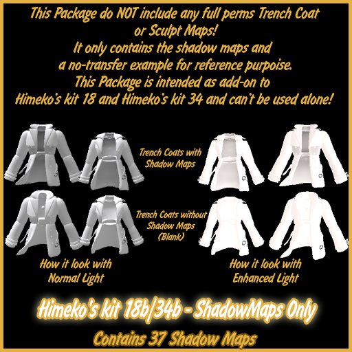 Second Life Marketplace - [DEMO]Himeko's kit 18b/34b - ShadowMaps Only