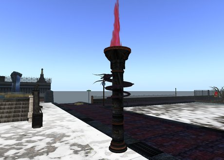 Second Life Marketplace - WAR TOYS***Serpent Fire Column boxed