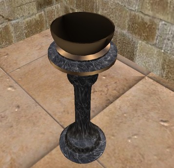 Second Life Marketplace - brazier - black marble and bronze