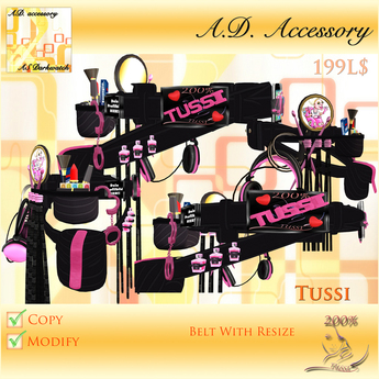 Second Life Marketplace - A.D. Design Belt Tussi