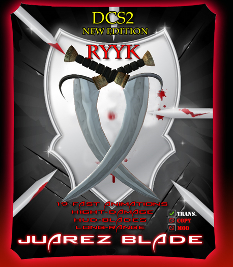 Second Life Marketplace - Ryyk - Dual Blades - DCS2