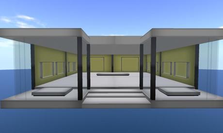 Second Life Marketplace - Prefab Store Boxed 20x25 windows in front