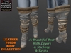 Second Life Marketplace - TNC Leather Folds Boots - Tinged Grey