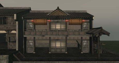 Second Life Marketplace - :Ryu Chinese town shops set A SLX
