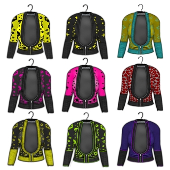 Second Life Marketplace - Winter 2011 Collection - Open Jacket Template