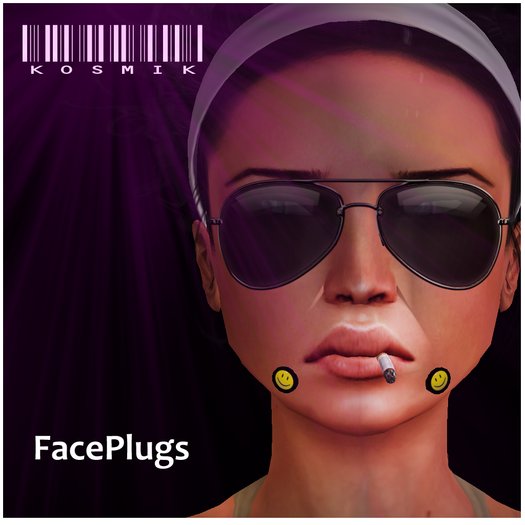 Second Life Marketplace - Kosmic - Face plug smile