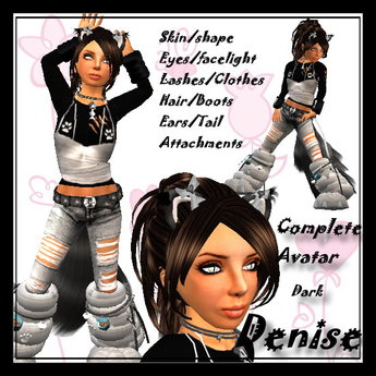 Second Life Marketplace - Complete Kid Avatar Denise Dark