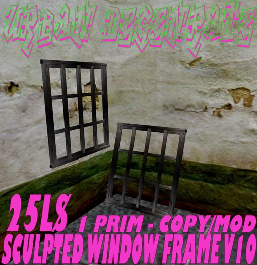 Second Life Marketplace - SCULPTED WINDOW FRAME V10