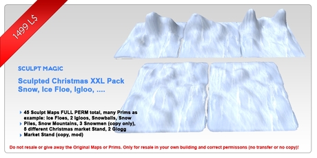 Second Life Marketplace - *Sculpt Magic* Sculpted Christmas XXL Pack ...