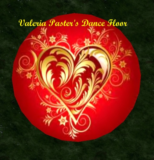 Second Life Marketplace - Gold Red Heart Dance Floor