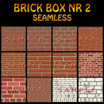 Second Life Marketplace - Brick-box-2-seamless 12 textures
