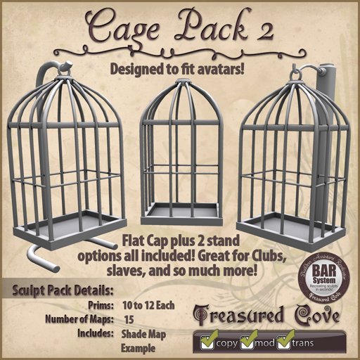 Second Life Marketplace - -TC- Cage Pack 2