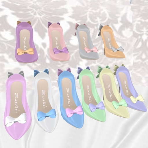 Second Life Marketplace - Matilda Stilletos Shoes Pastels Pk4 ...