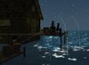 Second Life Marketplace - Gothic Boat House and Fishing Dock Prefab