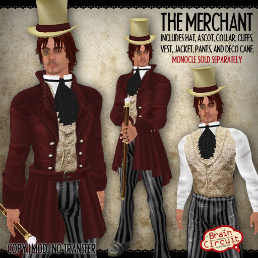 Second Life Marketplace - -=Brain Circuit Inc=- The Merchant Outfit ...