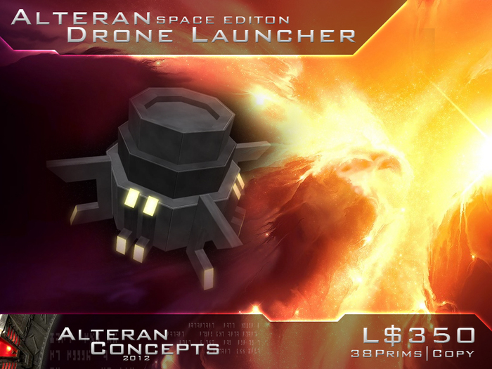 Second Life Marketplace - Alteran Drone Launcher Space Edition