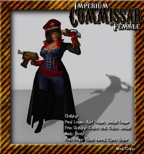 Second Life Marketplace - BB. Imperium Commissar (Female) -Box
