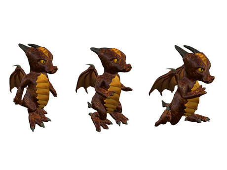 Second Life Marketplace - Drake Hatchling - Tiny Dragon Avatar - MESH