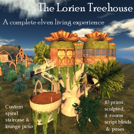 Second Life Marketplace - Lorien Tree House ___Rez-Faux (BOXED)