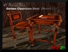 Second Life Marketplace - F2 Wickedly Weak Gorean Classroom Desk Brown ...