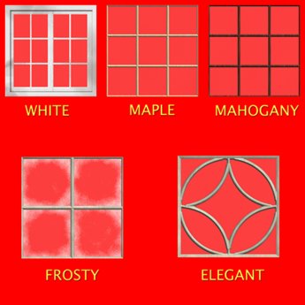 Second Life Marketplace - 5 Animated Window Snow Textures - Full Perms ...