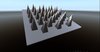 Second Life Marketplace - 31 pyramidal spikes on one plane prim sculpt ...