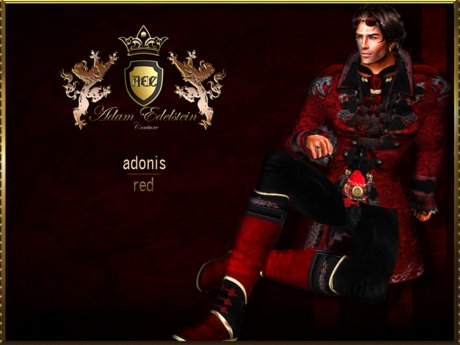 Second Life Marketplace - !AEC! Adonis II Red - updtd Full outfit