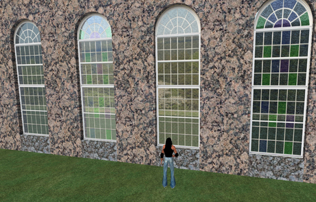 Second Life Marketplace - Very Large Formal Arched Window Textures ...
