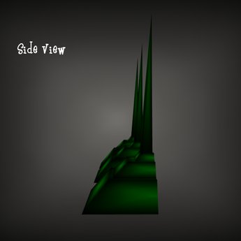 Second Life Marketplace - 1 prim Quad Spikes [C/T] **Half Price**