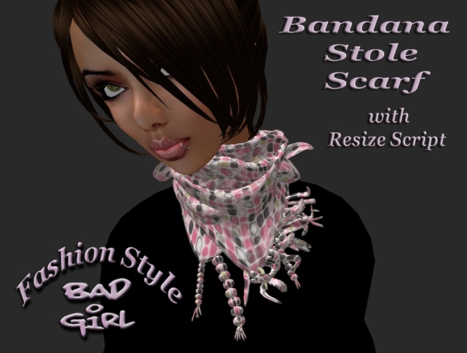 Second Life Marketplace - Bad Girl Fashion Style Bandana/Stole/Scarf 28 ...