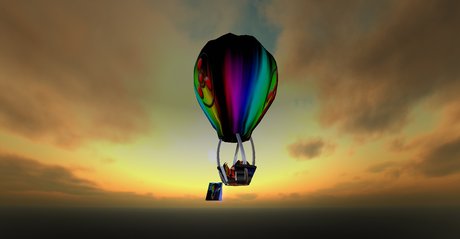 Second Life Marketplace - Ridable Drivable Air Balloon Dispenser ...