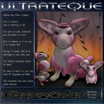 Second Life Marketplace - GEEroo Pink n Cream