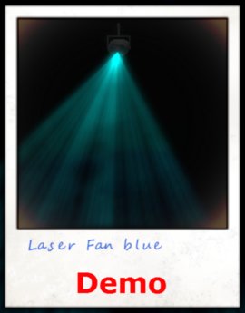 Second Life Marketplace - Laser Fan blue DEMO (box)