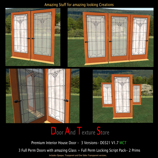 Second Life Marketplace - Most Stunning Prairie style Door, Wood and ...