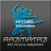 Second Life Marketplace - Razmataz Gift Card 350L for Animations