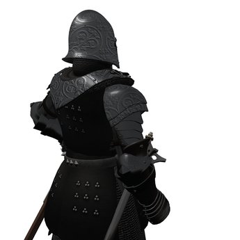 Second Life Marketplace - (GL) Barbute Armor Upgrade (Black Knight)
