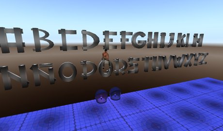 Second Life Marketplace - PROMO NEW LETTERS PLATE ABECEDARY