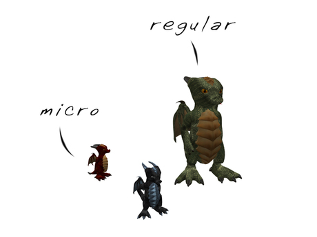 Second Life Marketplace - Micro Drake - Miniature Dragon Avatar - MESH