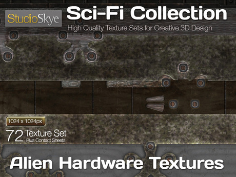 Second Life Marketplace - Studio Skye Sci-Fi Textures - 72 Alien ...