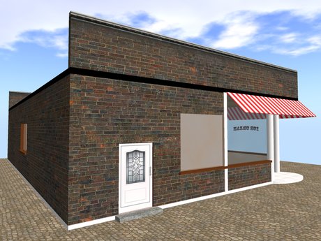 Second Life Marketplace - Corner Shops -- Two storefronts in one