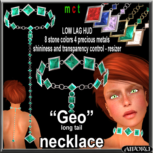 Second Life Marketplace - AIDORU GEO choker LONG tail