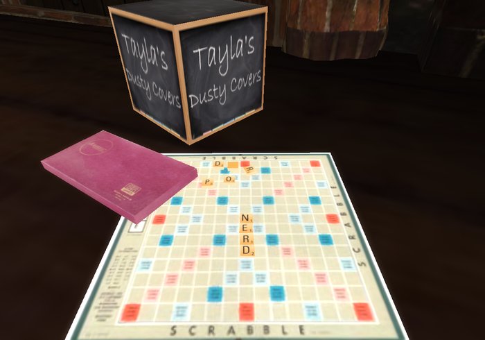 Second Life Marketplace - (Tayla's Dusty Covers) Scrabble Box & Board