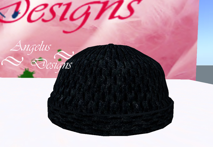 Second Life Marketplace - Dollarbie Black Eyelet Boggin hat