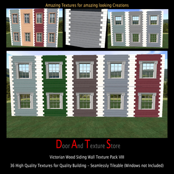 Second Life Marketplace - Victorian Style Wood House Siding Texture ...