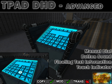 Second Life Marketplace - [B] TPAD DHD - Alteran Stargate Network Dial ...