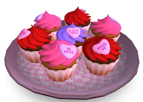 Second Life Marketplace - Valentines Cupcakes Givers - Set of Copyable ...