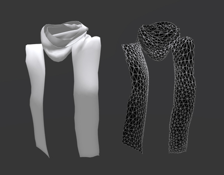 Second Life Marketplace - Full Perm Mesh Female Wrapped Shawl