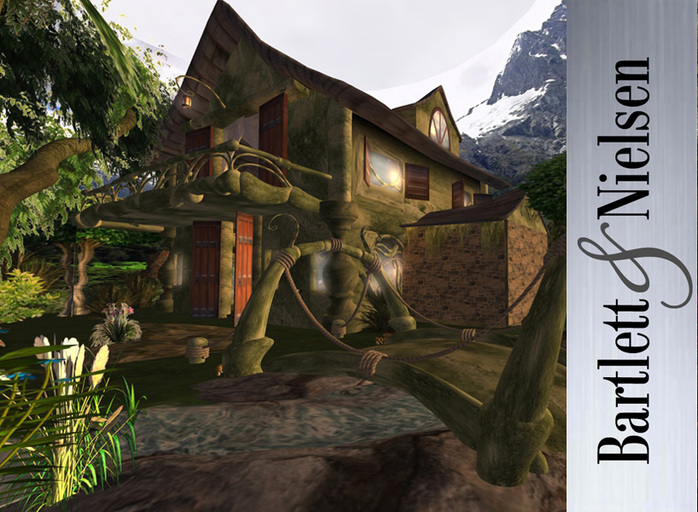 Second Life Marketplace - Enchanted Cottage skybox unurnished (Elven ...