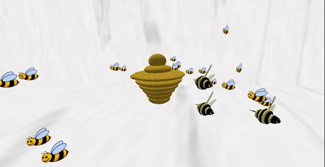 Second Life Marketplace - Bumblebee,BeeHive Honey-Comb & Bees